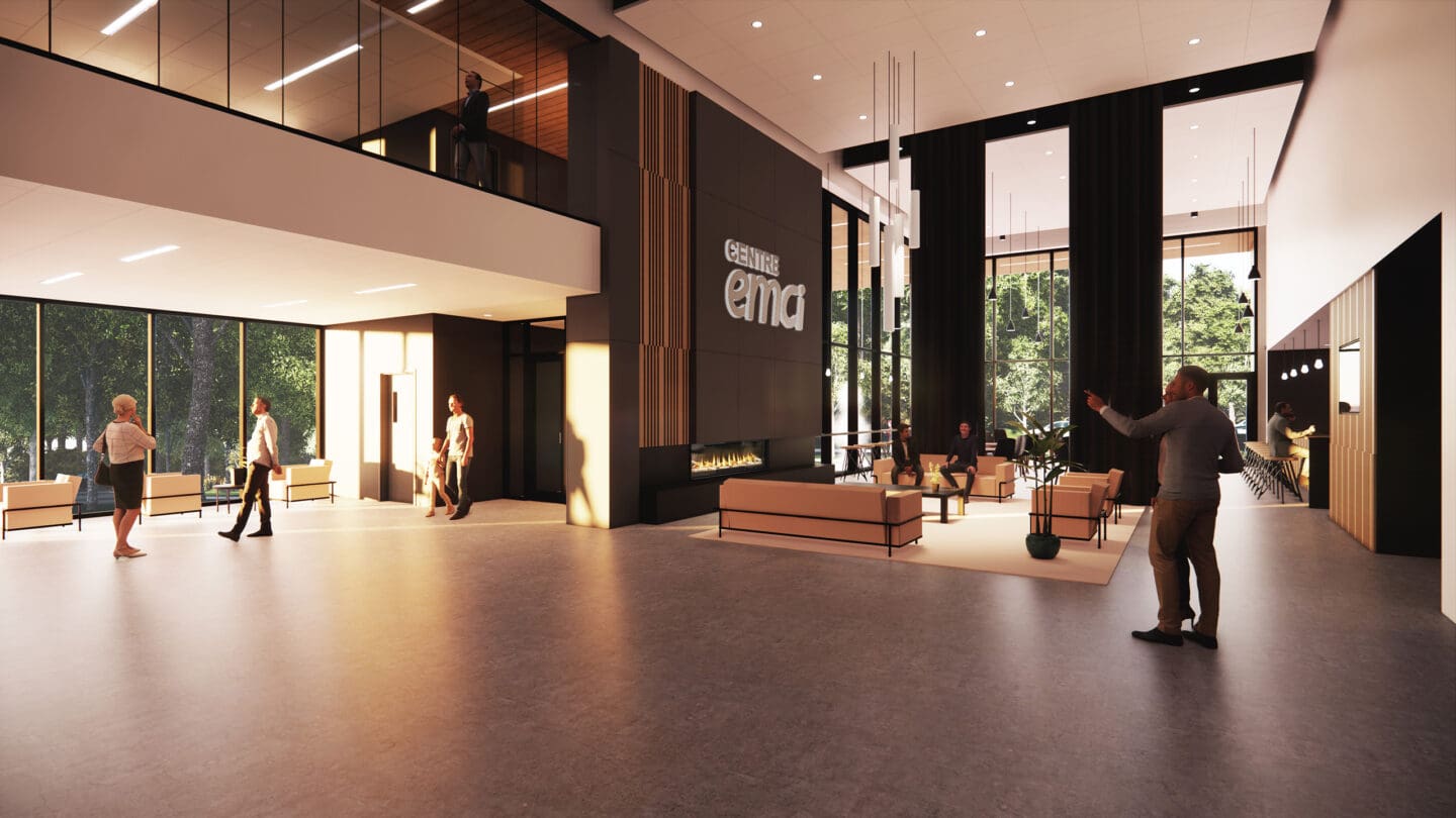 Auditorium et studios d’enregistrement pour le Centre EMCI